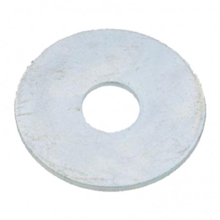 RONDELLE PLATE EXTRA LARGE TYPE ''LL'' SERIE LL ACIER ZN BLANC